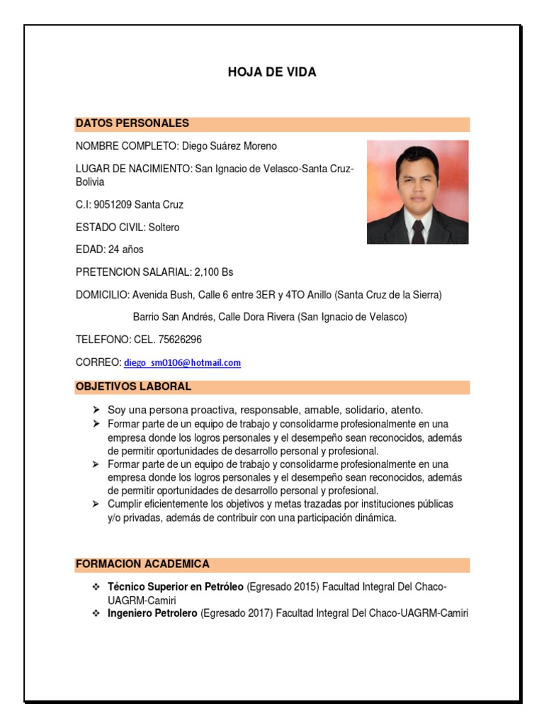 Curriculum Diego | PDF