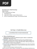 Modifiable and Non Modifiable Health Determinants | PDF