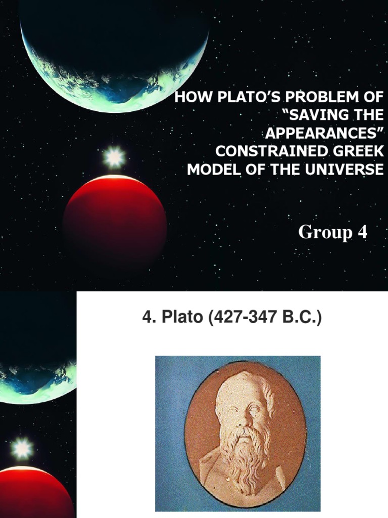 Plato's " Saving The Appearances" . | PDF | Plato | Socrates