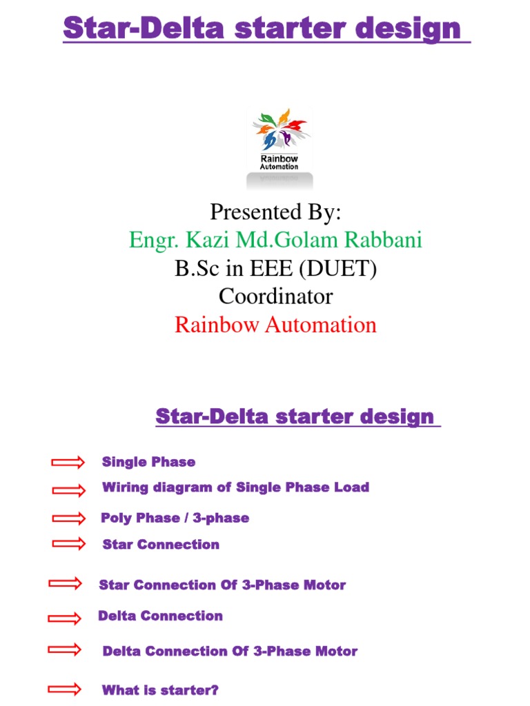 01 Manual Star Delta | PDF