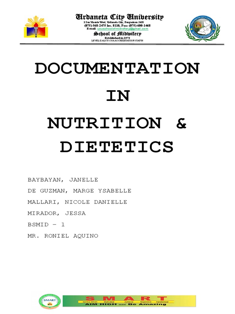 Documentation IN Nutrition & Dietetics: Urdaneta City University | PDF ...