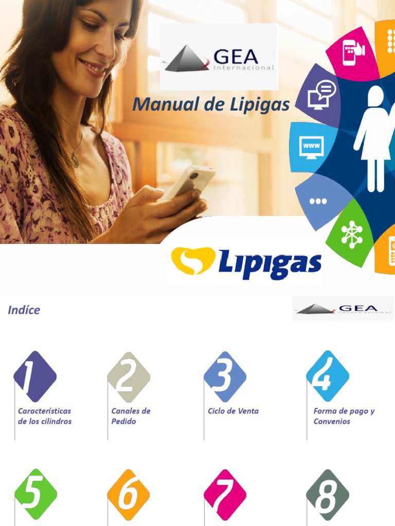 Manual de Servicios Lipigas y Cilindros | PDF | Combustibles | Gas de ...