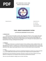 Library Management System SRS Report Lib | PDF | Libraries | Input/Output