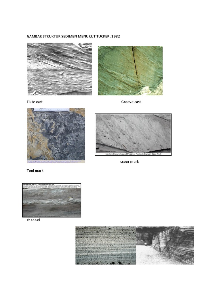 Gambar Struktur Sedimen Menurut Tucker, 1982 | PDF