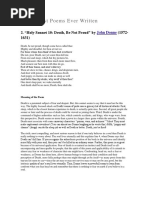 James Weldon Johnson's Courageous Sonnet | PDF | Poetry | Creative ...