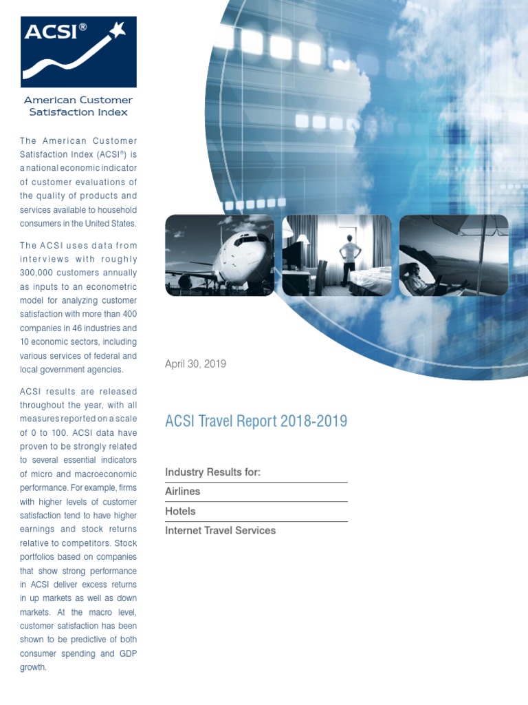 ACSI Travel Report 2018-2019: American Customer Satisfaction Index ...