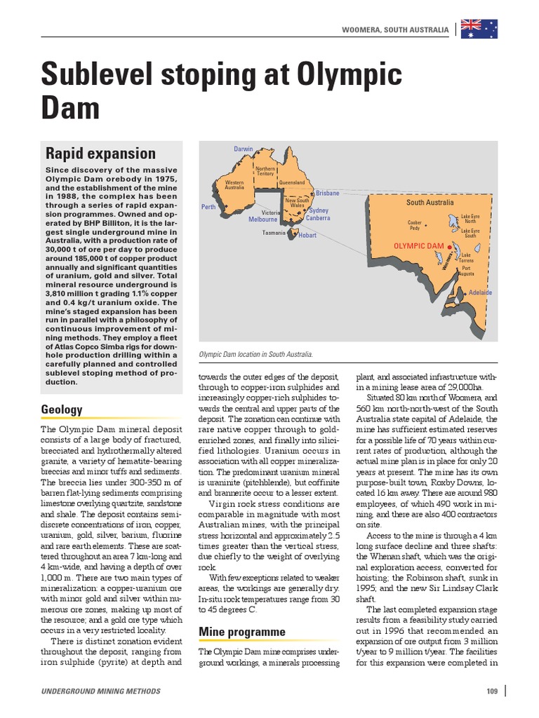 Olympic Dam Mining Overview | PDF | Mining | Natural Materials