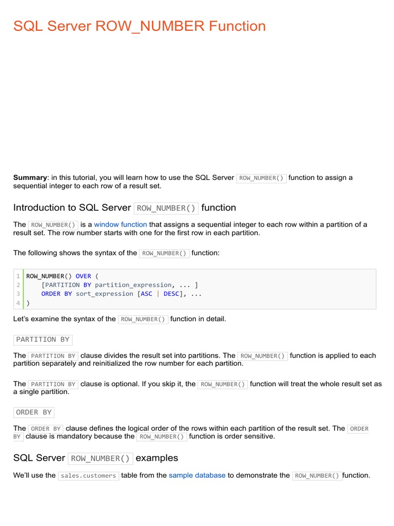 SQL Server Function Algoritm | PDF | Microsoft Sql Server | Function ...