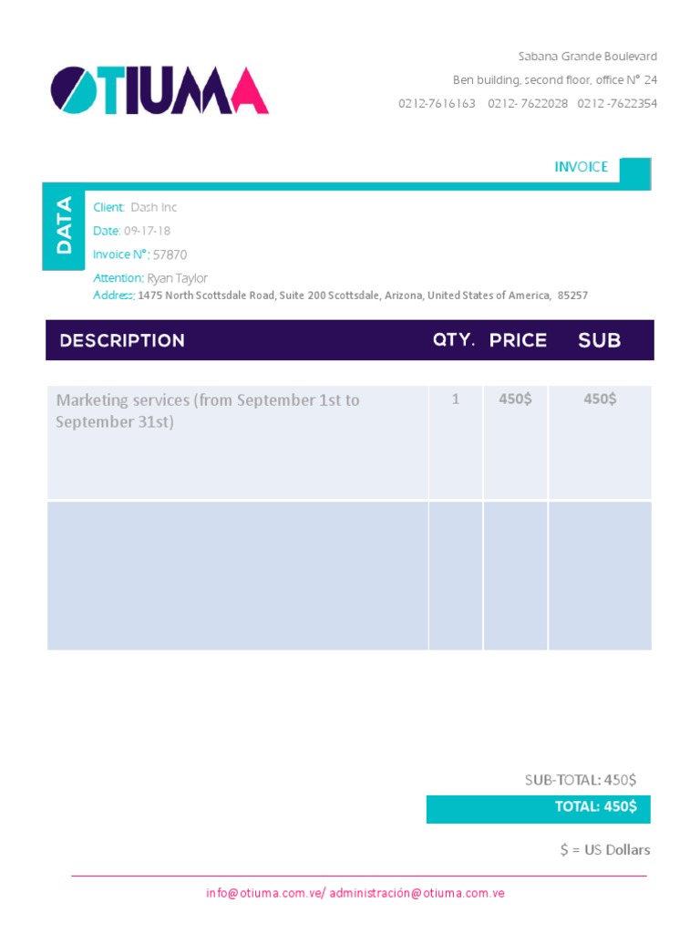 Formato Invoice | PDF | Business | Government