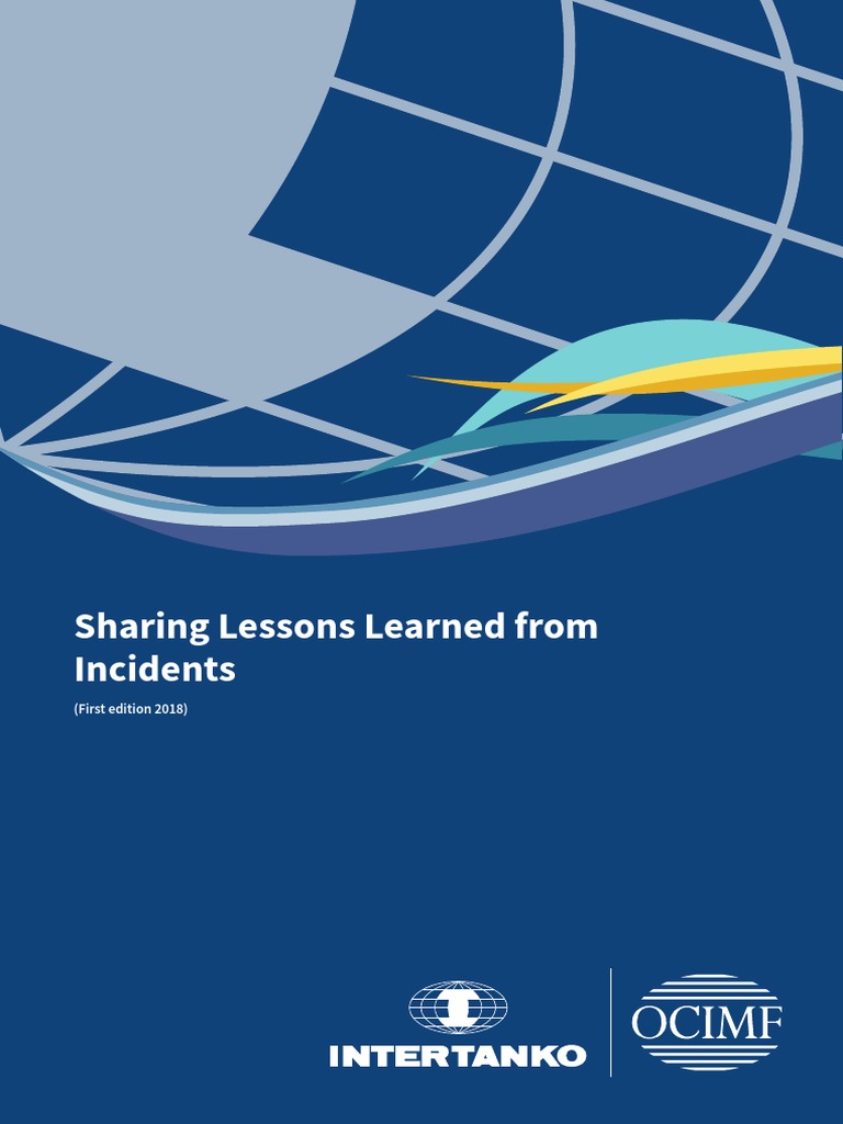Sharing Lessons Learned From Incidents: (First Edition 2018) | PDF ...