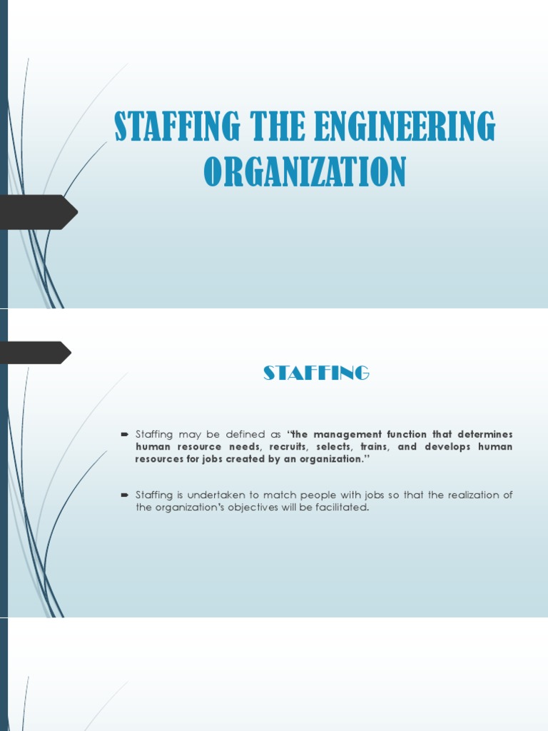 Engineering Organization Staffing Guide | PDF | Test (Assessment ...