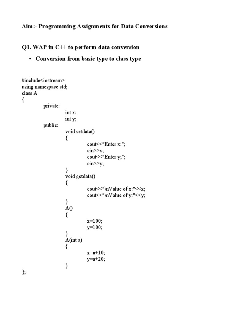 Data Conversions | Download Free PDF | Areas Of Computer Science ...