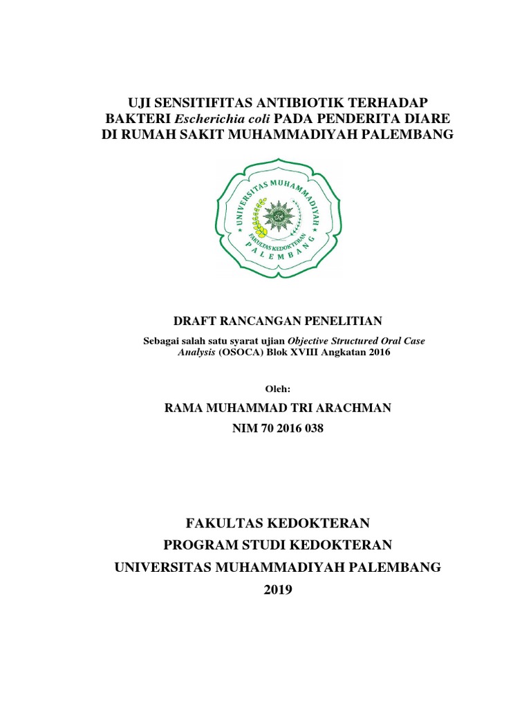 Mini Proposal Rama Muhammad Tri Arachman (702016038) | PDF