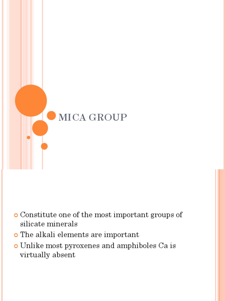 Mica | PDF | Minerals | Geology