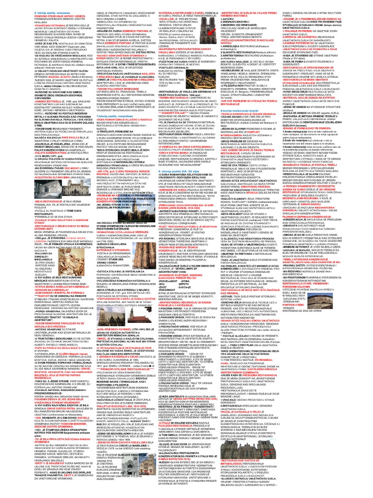 Zastita I Revitalizacija Graditeljskog Nasljedja | PDF