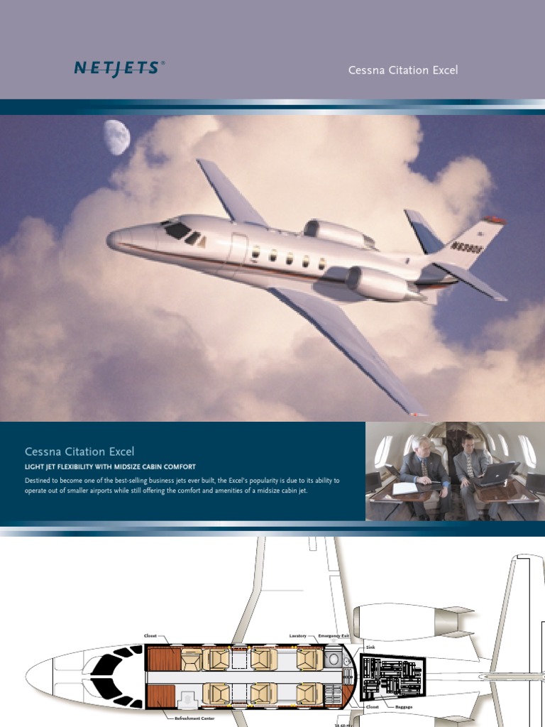 Citation Excel Spec | PDF | Aerospace Engineering | Aircraft