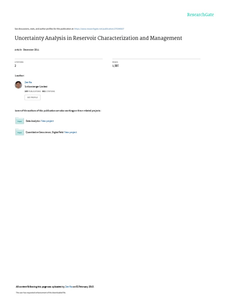 Uncertainty Analysis | PDF | Data Analysis | Uncertainty