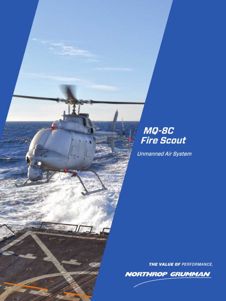 MQ-8C Fire Scout Data Sheet | PDF | Helicopter | Aviation