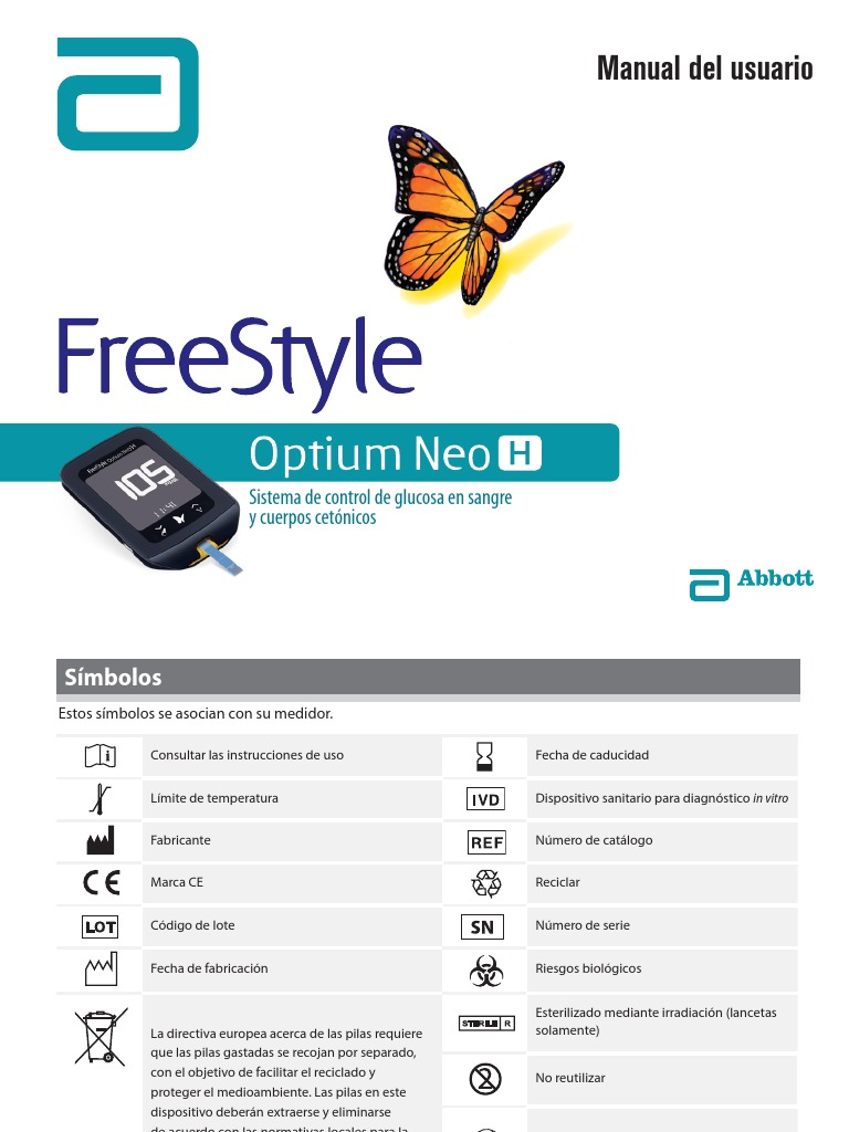 Optium Neo H Manual Usuario PDF | PDF | Diabetes mellitus | USB