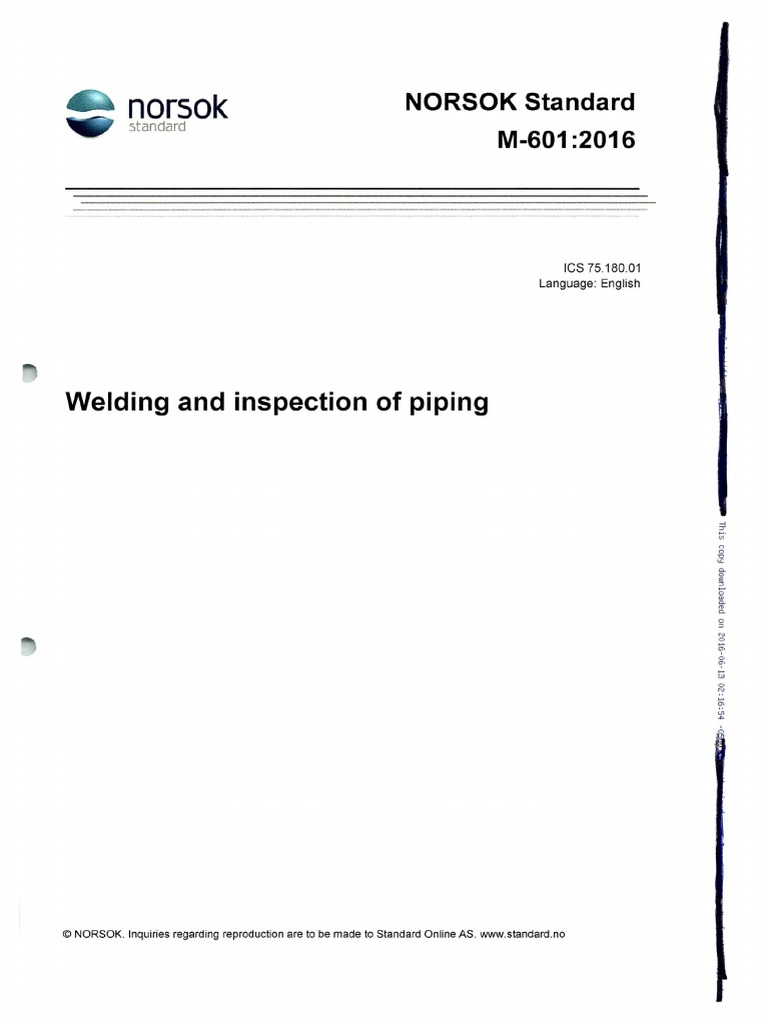 NORSOK | PDF | Nondestructive Testing | Stainless Steel