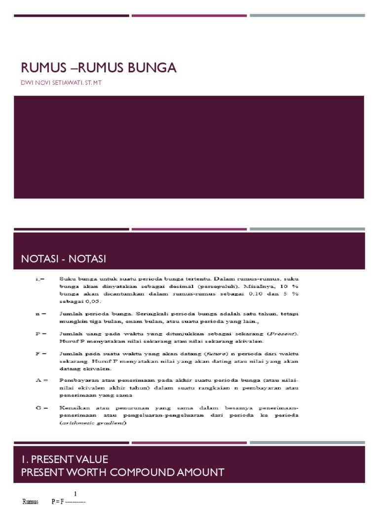 Rumus - Rumus Bunga | PDF