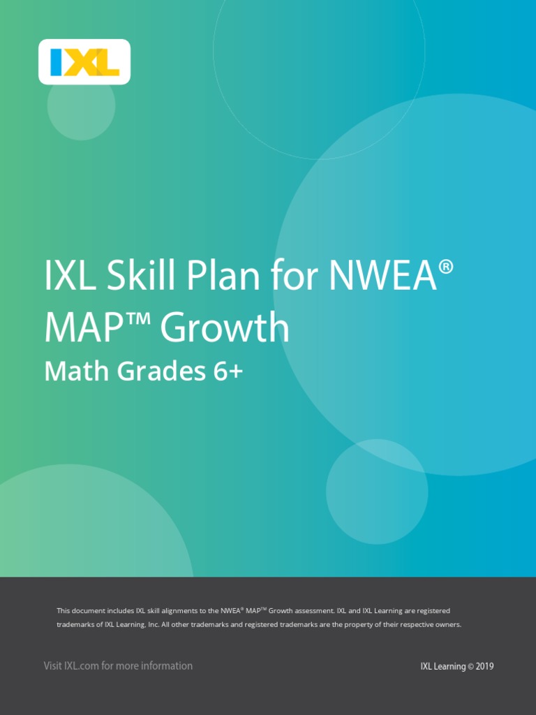 Ixl Nwea Map Growth 6 Plus | PDF | Area | Fraction (Mathematics)