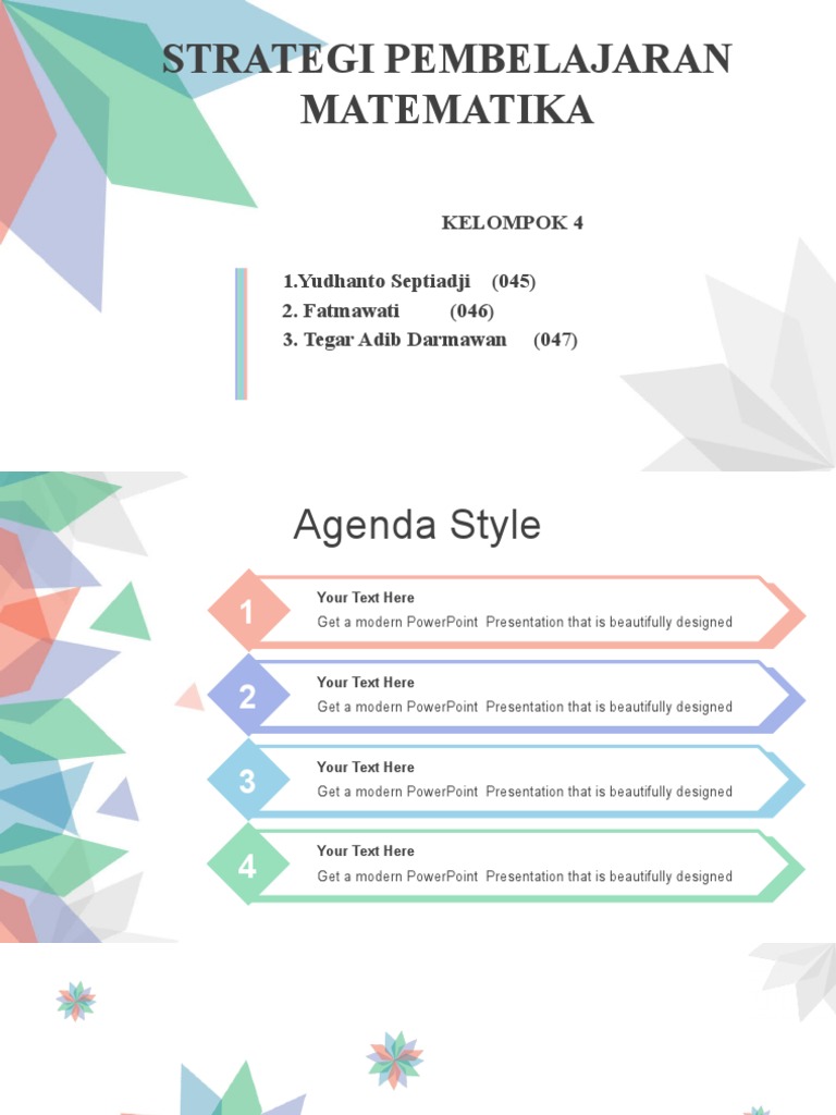 Abstract Leaves PowerPoint Template | PDF | Microsoft Power Point ...