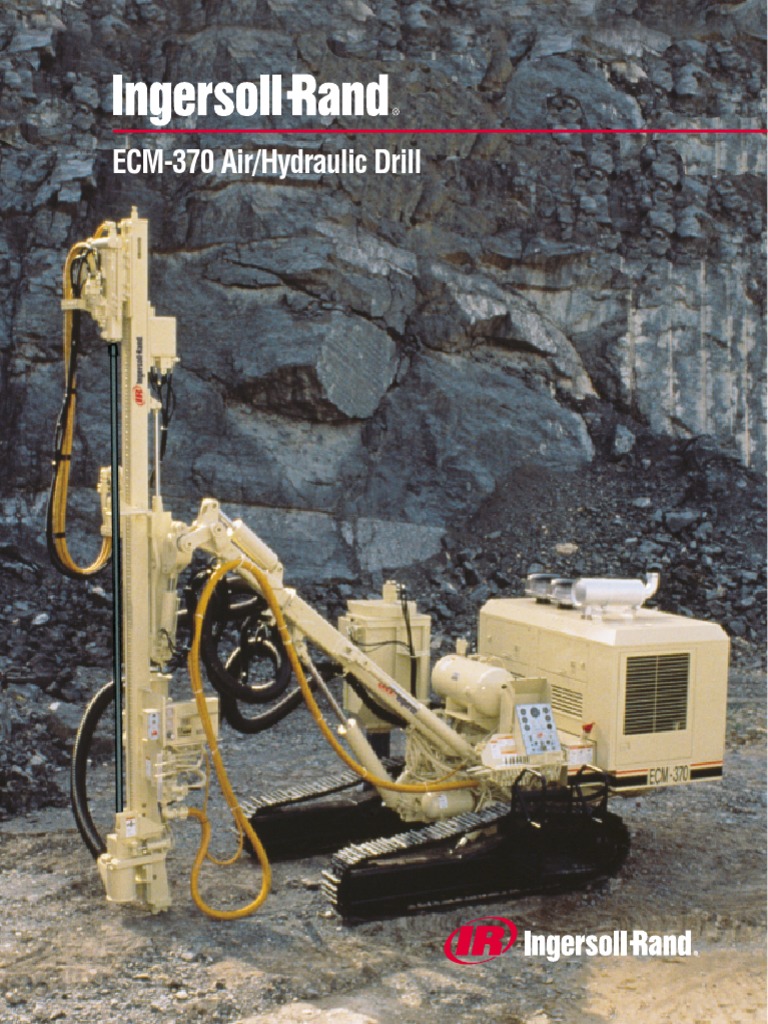 Track Drill Ecm 370 Ingersoll Rand PDF | PDF | Drill | Engines