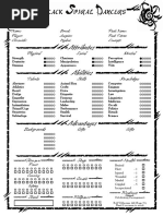 VTM 20th Anniversary Character Sheet | PDF | Role Playing Games | Leisure