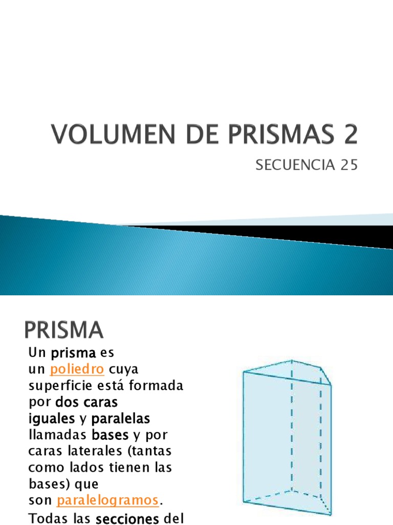 Volumen de Prismas 2 | PDF | Geometría Elemental | Euclides