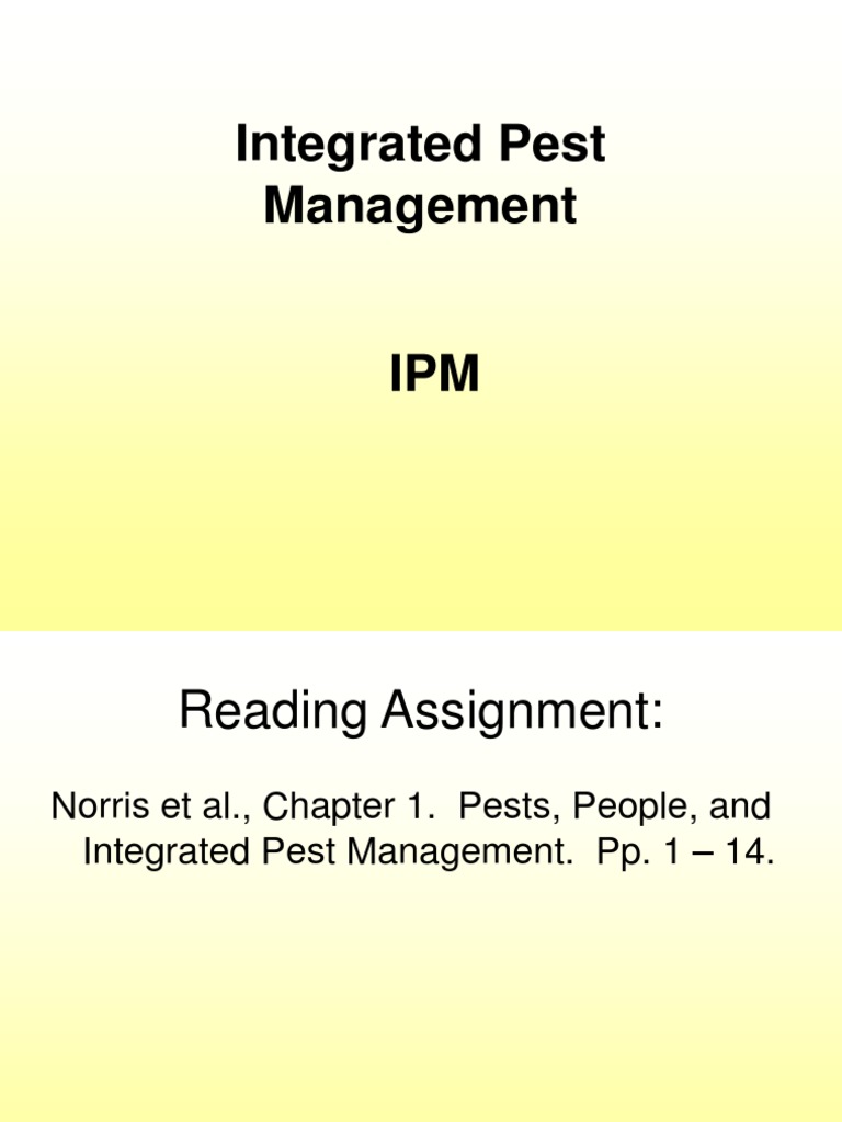 Integrated Pest Management | PDF | Food Web | Leaf