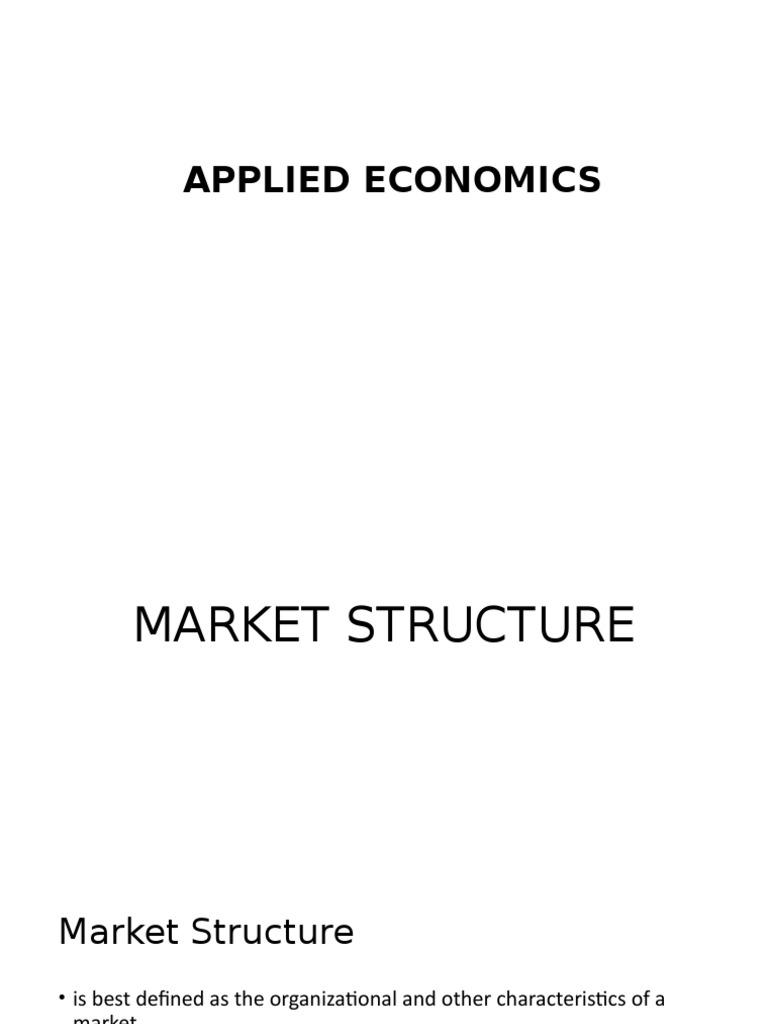 Market Structure | Download Free PDF | Monopoly | Oligopoly
