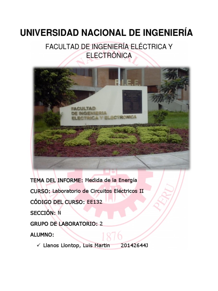 Medida de La Energía | PDF | Energia electrica | Voltio