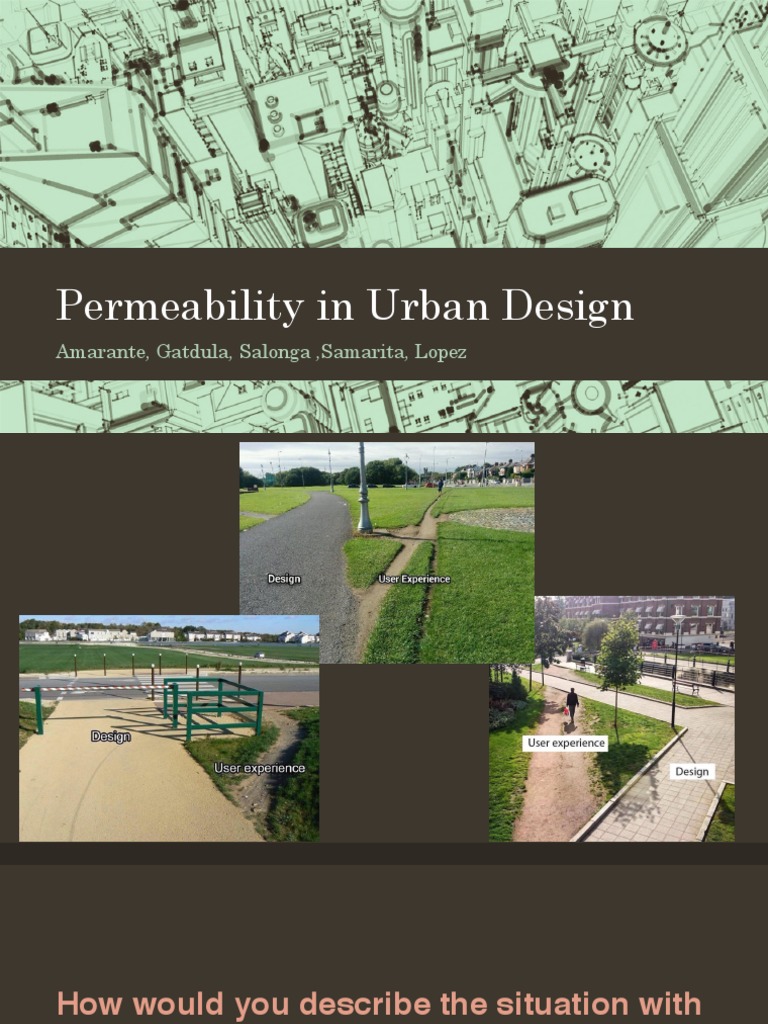 Permeability in Urban Design | PDF | Pedestrian | Street