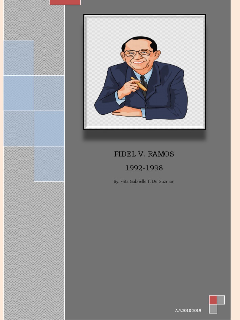 Fidel V. Ramos 1992-1998: By: Fritz Gabrielle T. de Guzman | Download ...