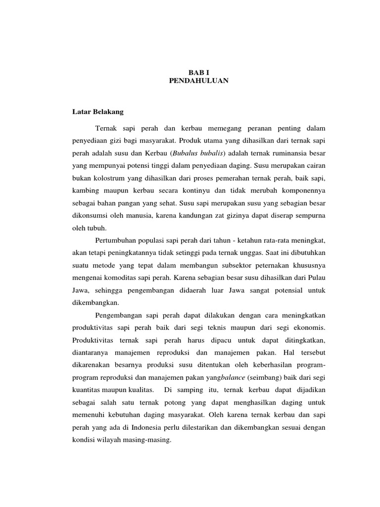 Manajemen Kerbau Dan Sapi Perah | PDF | Kesehatan Holistik | Teknologi & Rekayasa