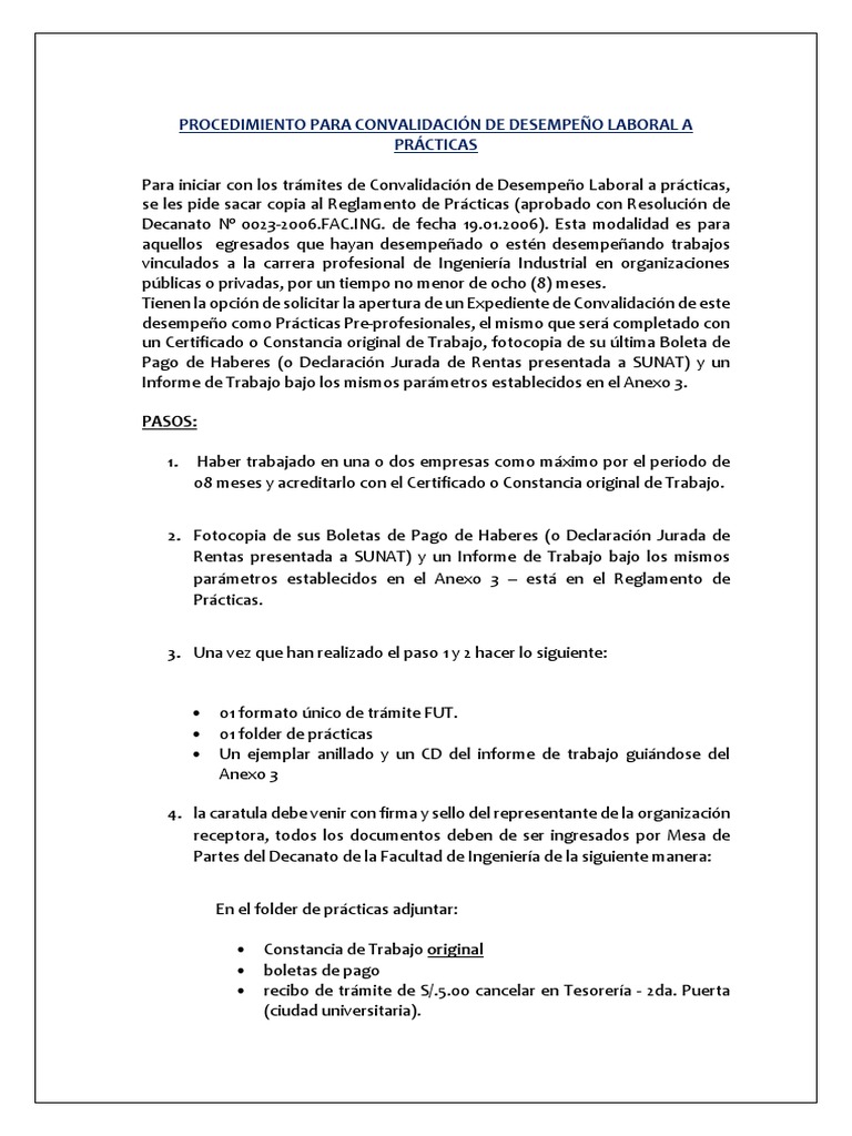 Convalidación | PDF | Science | Ingeniería