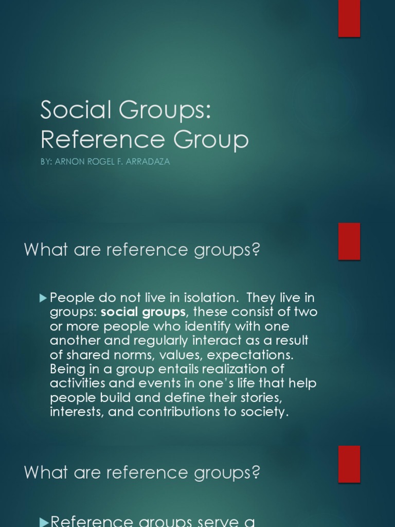 Understanding Reference Groups in Sociology | PDF | Social Group ...