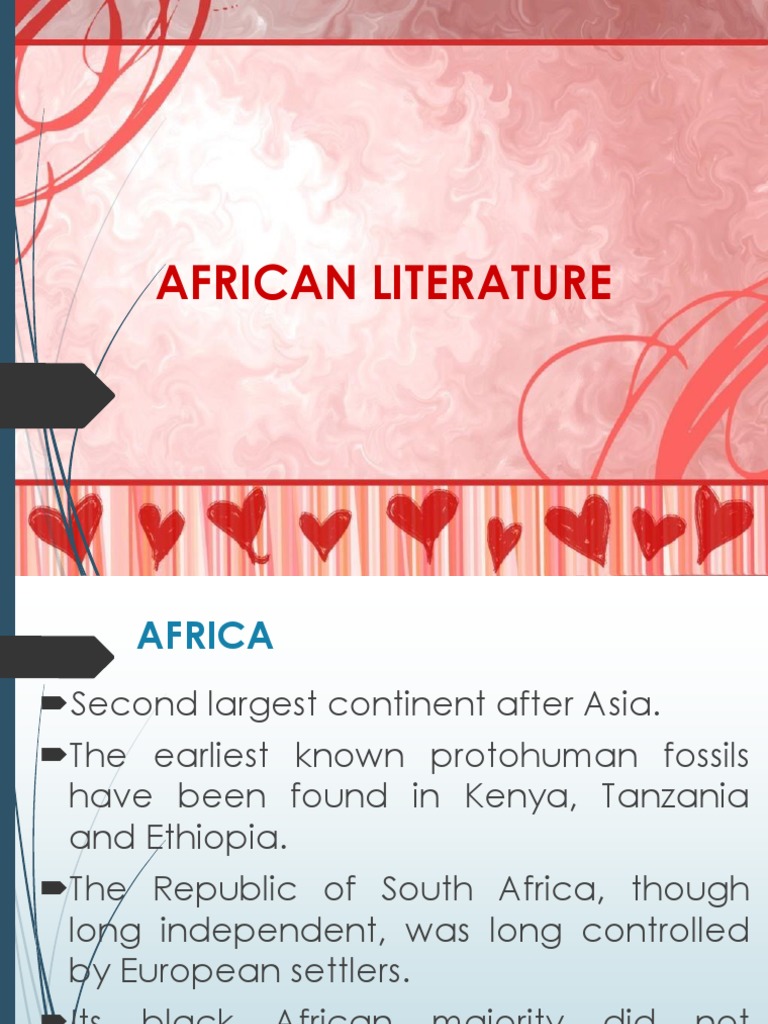African Literature | PDF | Hutu | African Literature