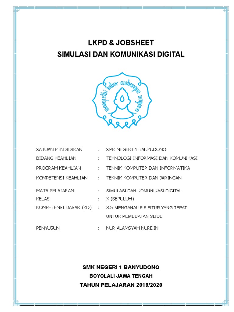 LKPD Simdig KD 3 - 5 Dan 4 - 5 | PDF