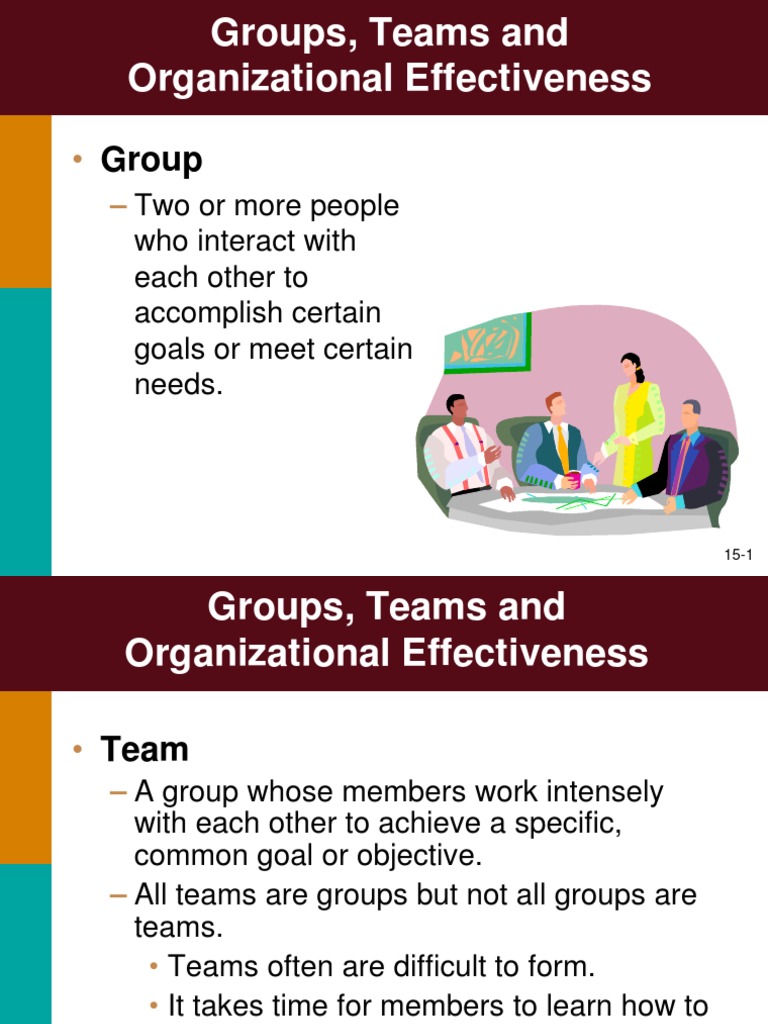 Group: Two or More People Who Interact With Each Other To Accomplish ...