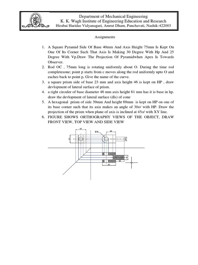 Assignment For Autocad | PDF | Geometric Shapes | Geometry