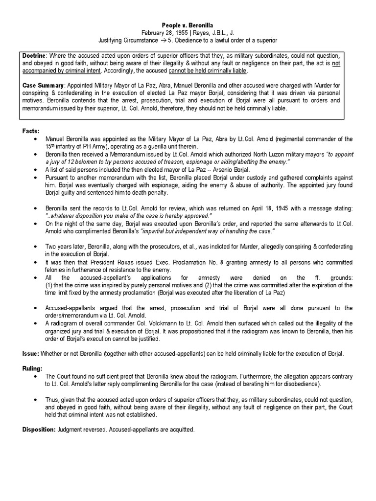 People v. Beronilla | PDF | Prosecutor | Capital Punishment