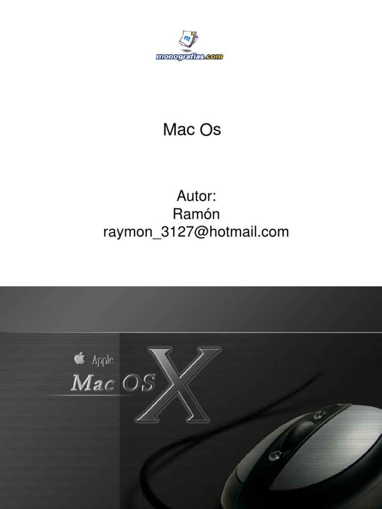 Interfaz Gráfica de Mac OS X: Aqua | PDF | Interfaces gráficas de ...