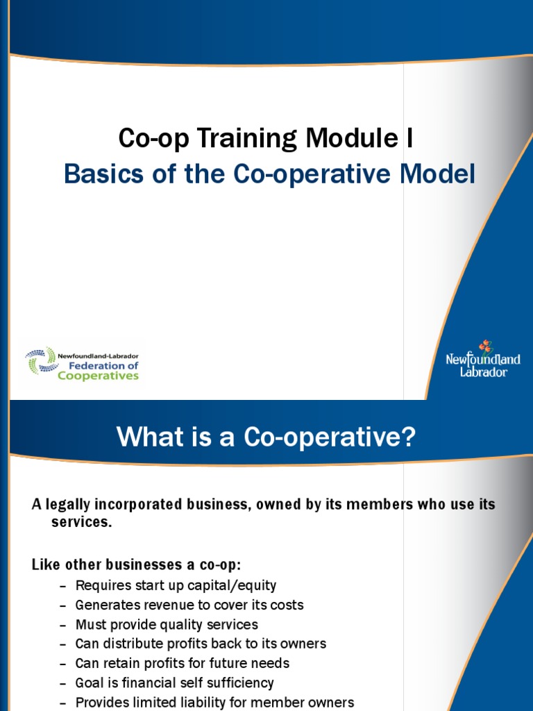 CCB BasicsCooperative | PDF | Cooperative | Board Of Directors