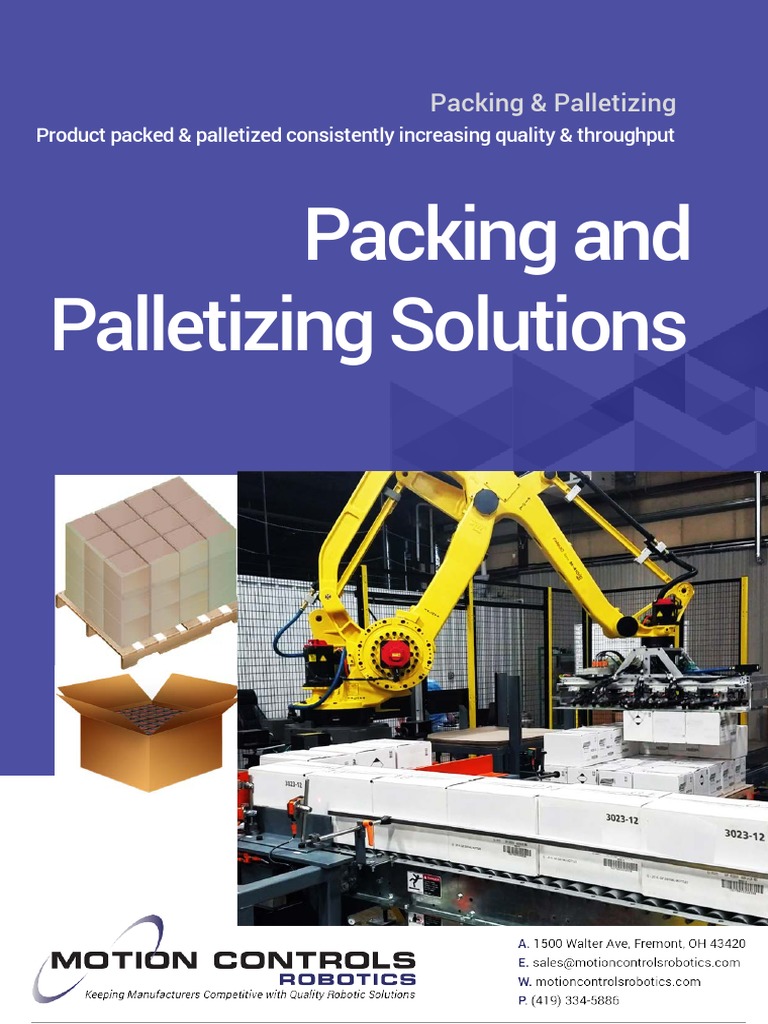 Packing and Palletizing Solutions | PDF | Robotics | Pallet