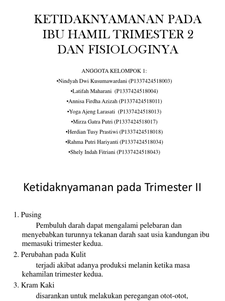 Ketidaknyamanan TM 2 | PDF