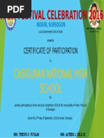 Sample Fiesta Program | PDF | Sports & Recreation | Travel