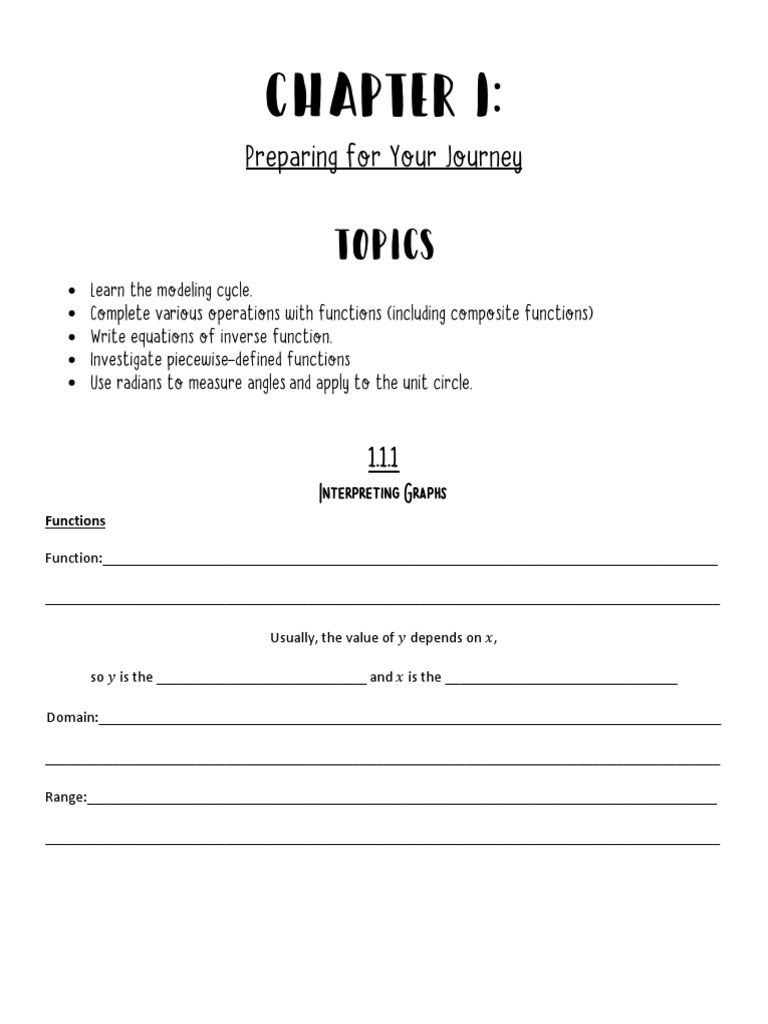 Pre Calc Notes | PDF | Function (Mathematics) | Angle