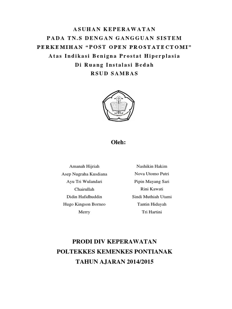 Asuhan Keperawatan Pada Pasien BPH | PDF